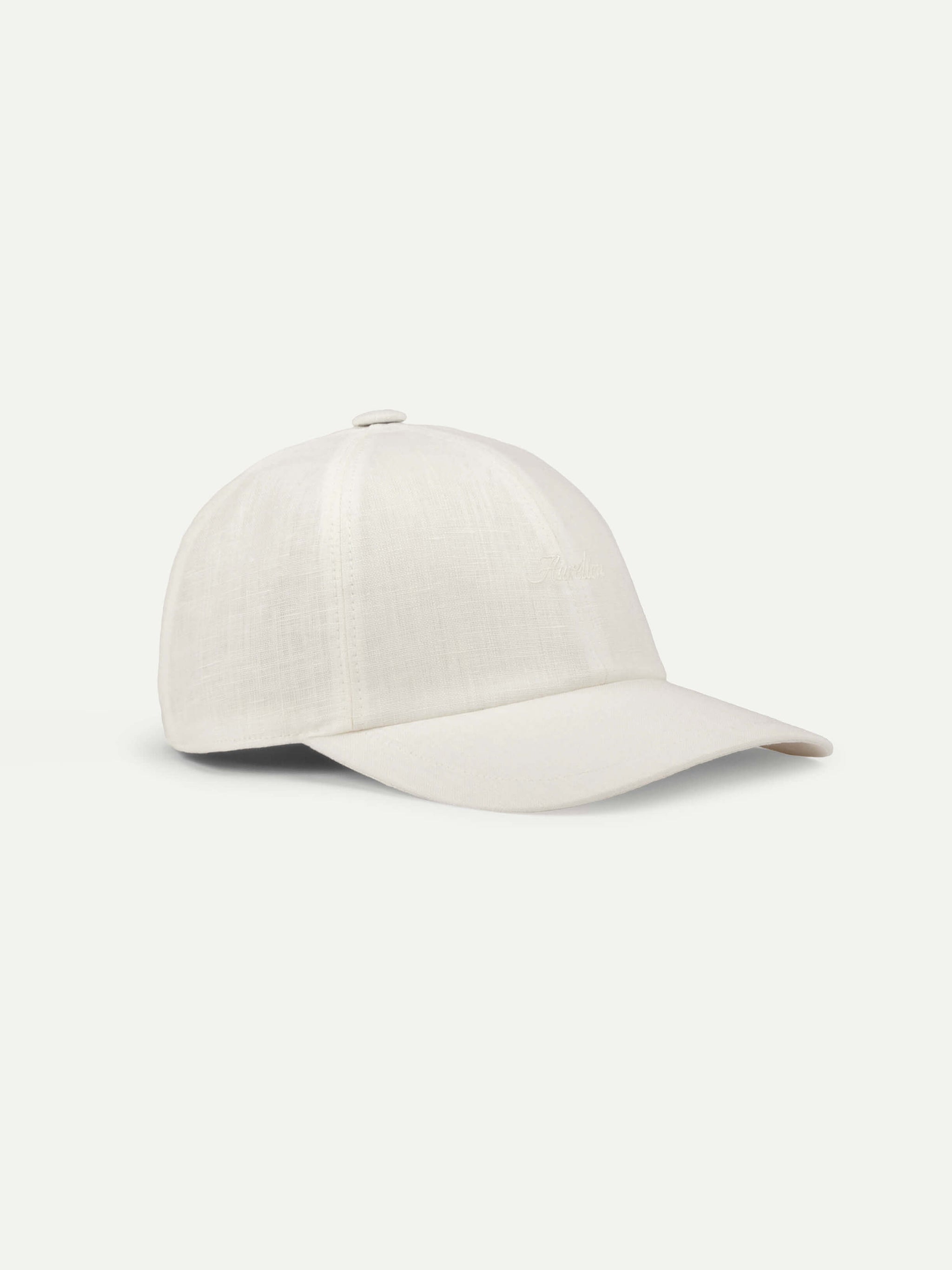 Aurélien | Ecru Linen Baseball Cap