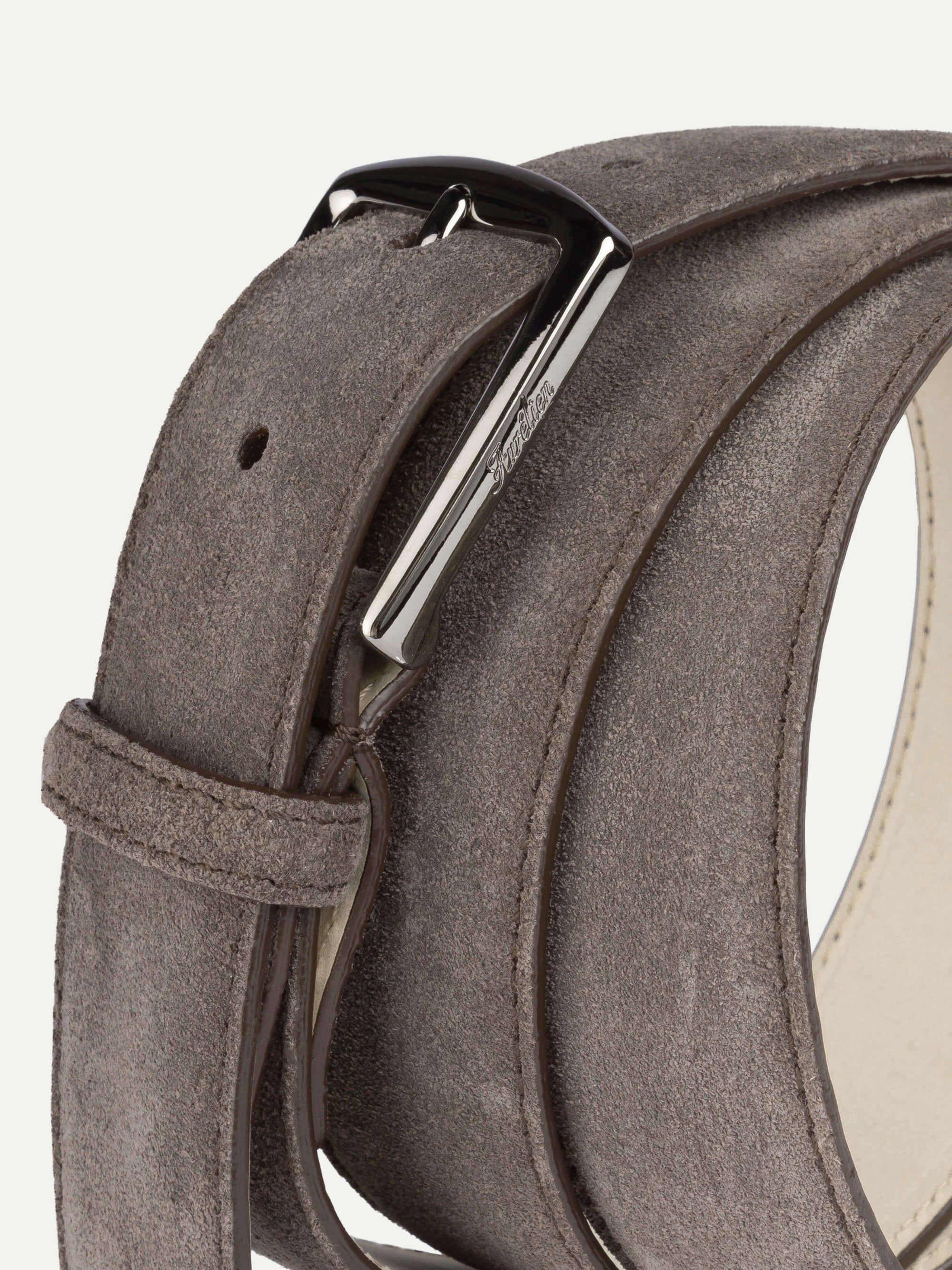 Aurélien | Ash Grey Suede Belt