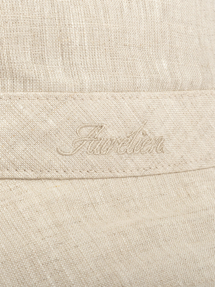 Aurélien | Beige Linen Bucket Hat