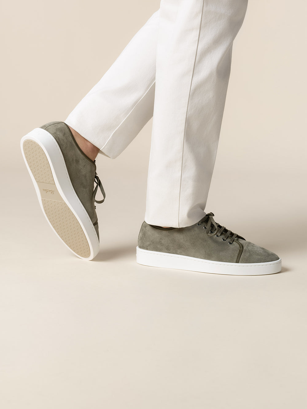 Aurélien | Pistache Cap-toe Sneaker