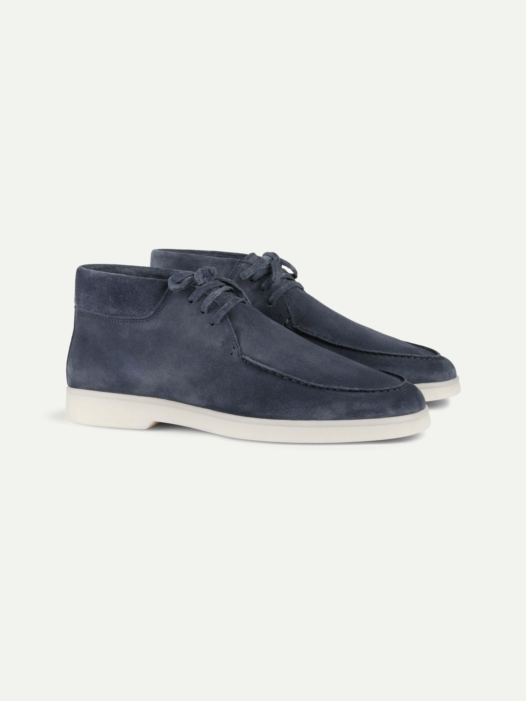 Aurélien | Steel Blue Suede Desert Boots