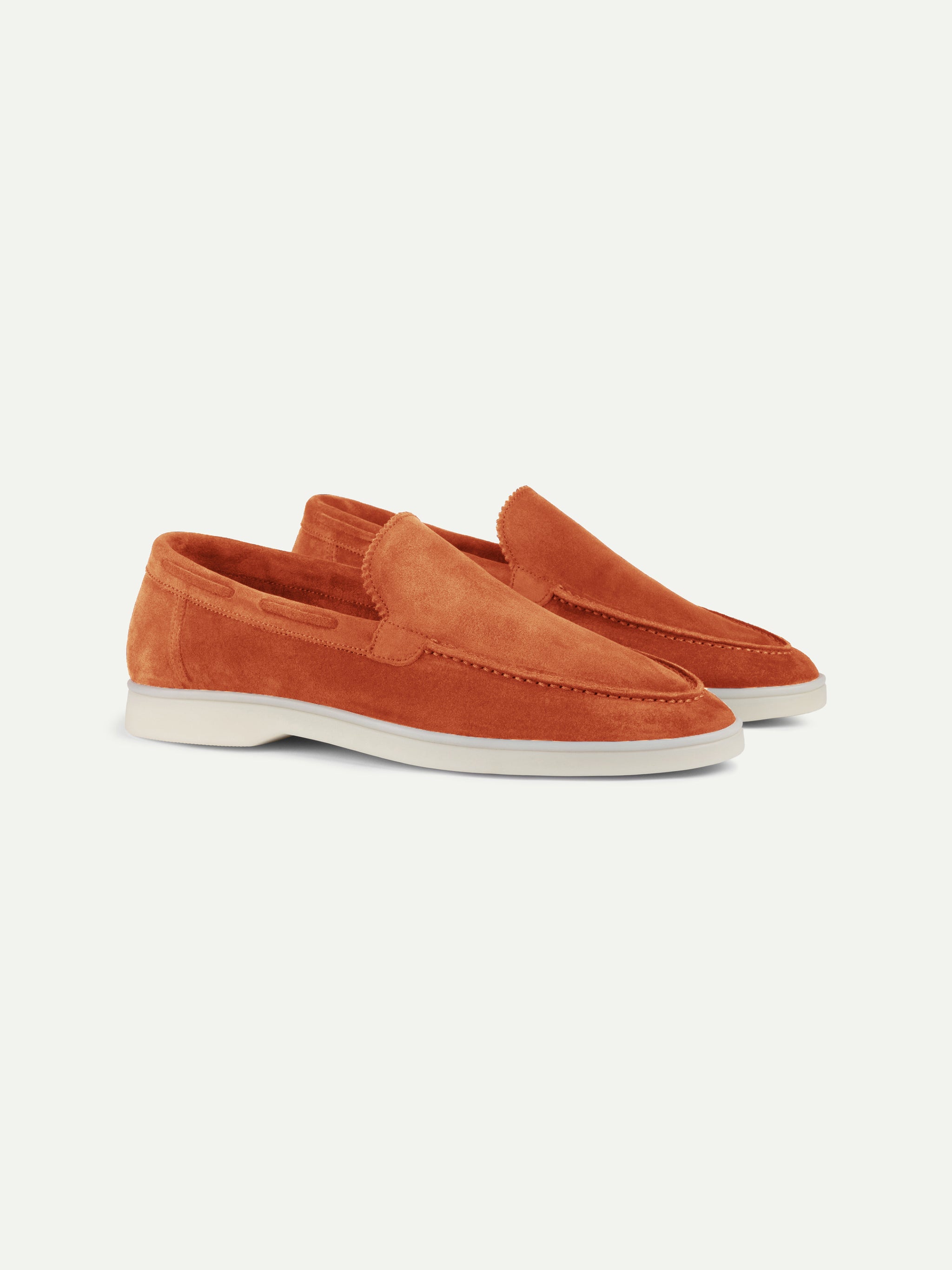 Aurélien | Rust Suede Yacht Loafer for Women