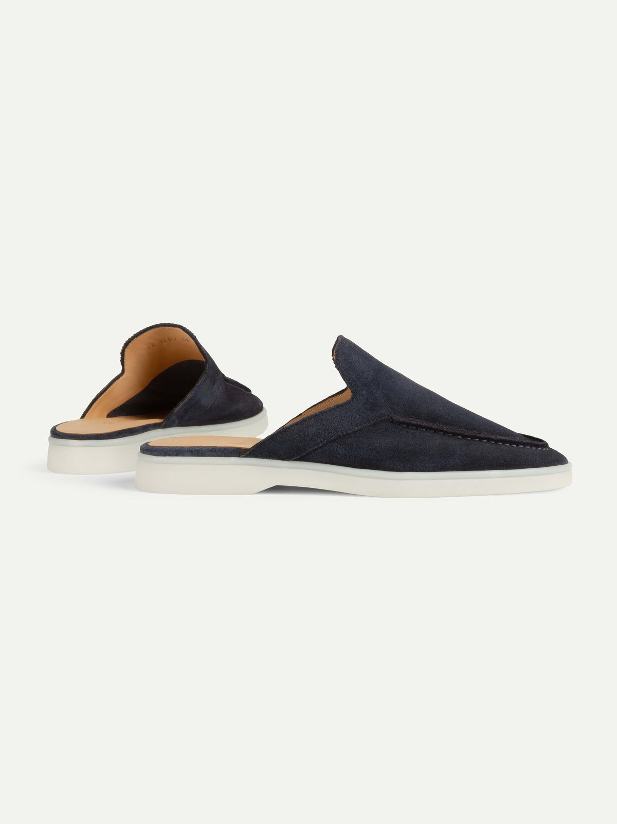 Aurélien | Navy Suede Yacht Slipper for Women