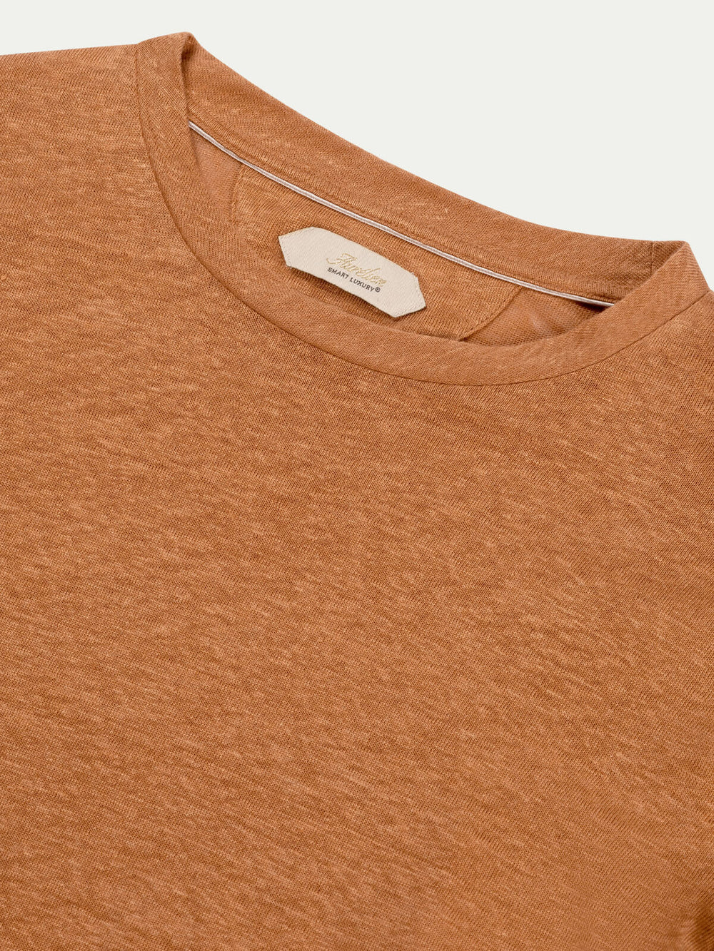 Aurélien | Rust Linen T-Shirt