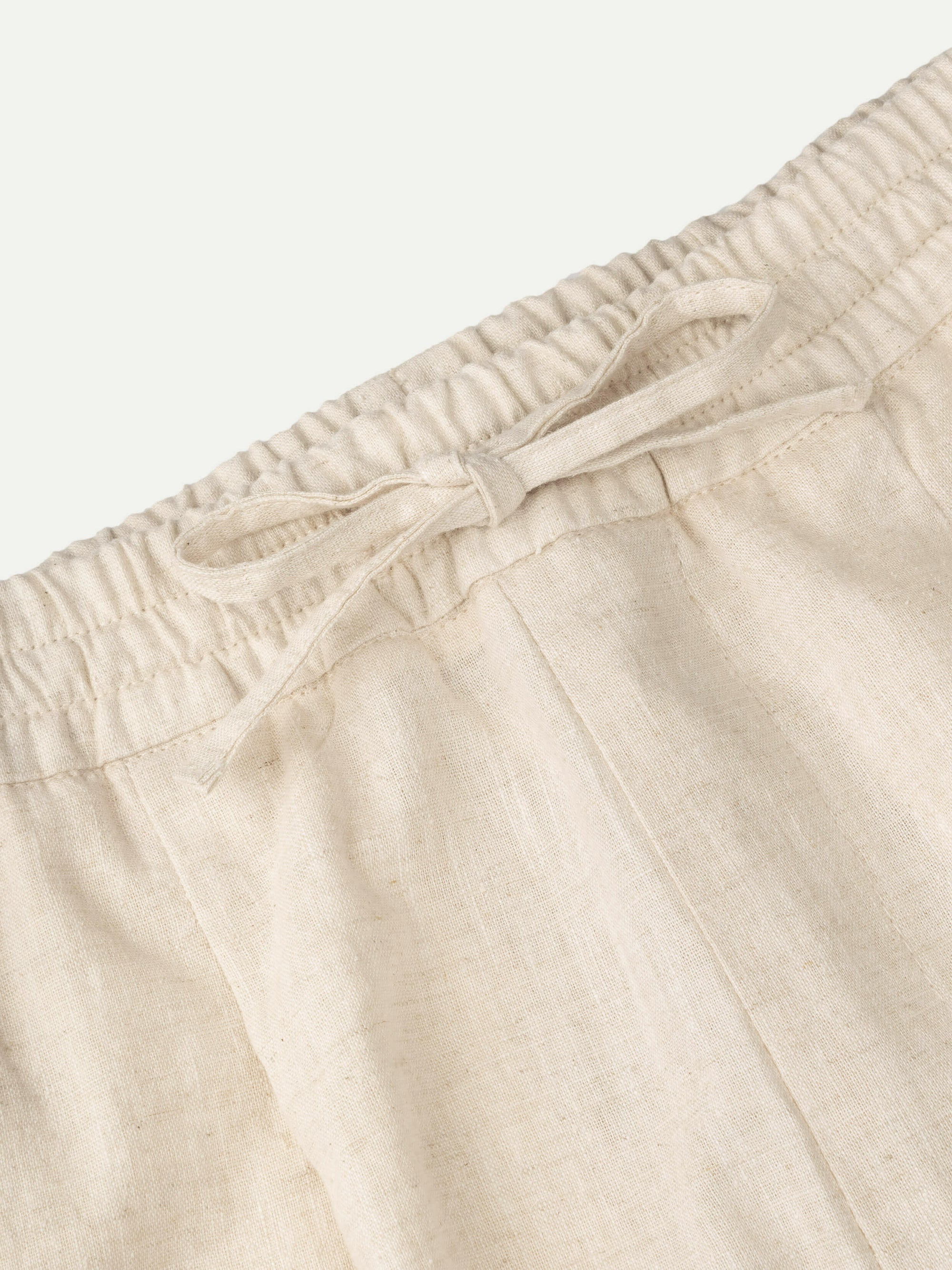 Aurélien | Beige Linen Shorts