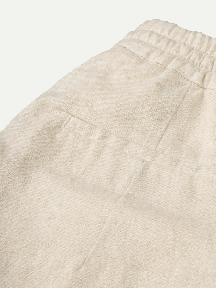 Aurélien | Beige Linen Shorts