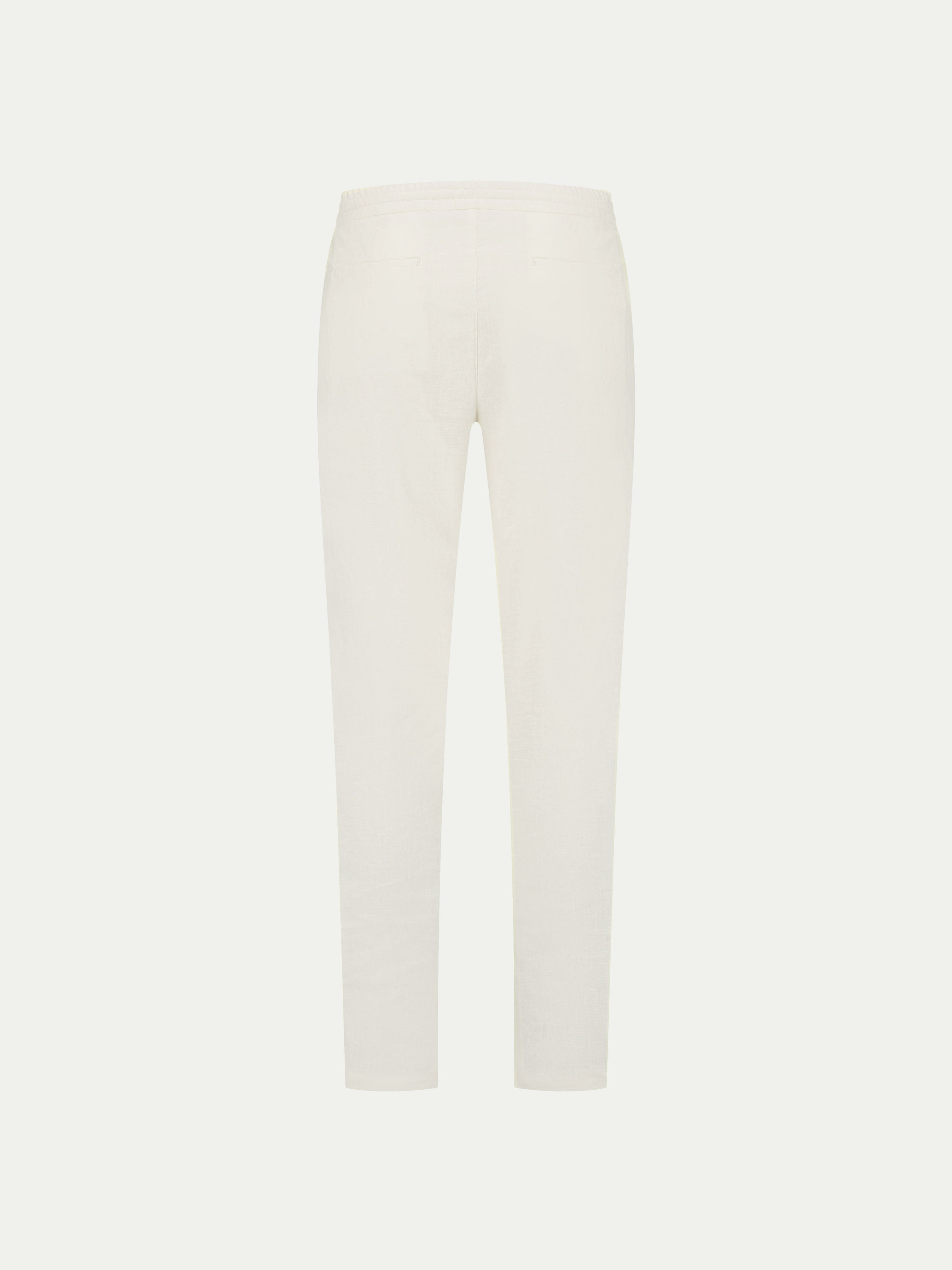 Aurélien | Ivory Linen Trousers