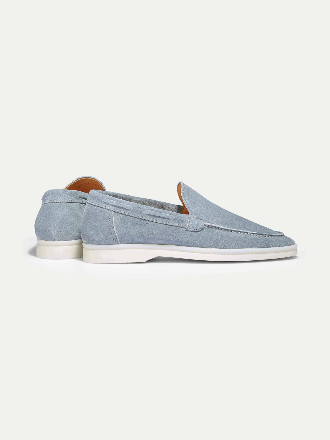 Aurélien | Light Blue Suede Yacht Loafer for Women