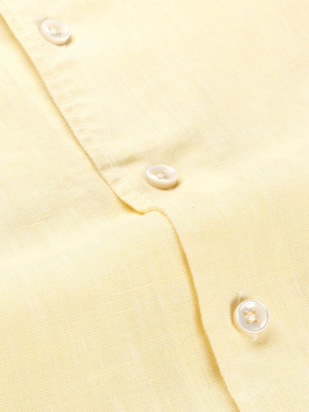 Aurélien | Light Yellow Linen Seaside Shirt