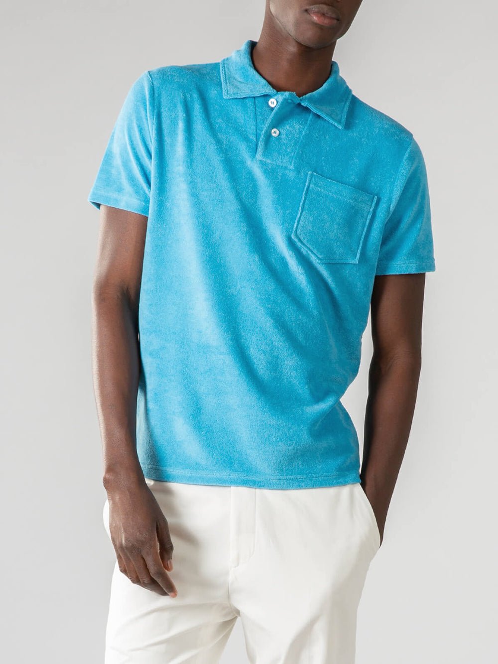 Aurélien | Ocean Terry Towelling Polo Shirt